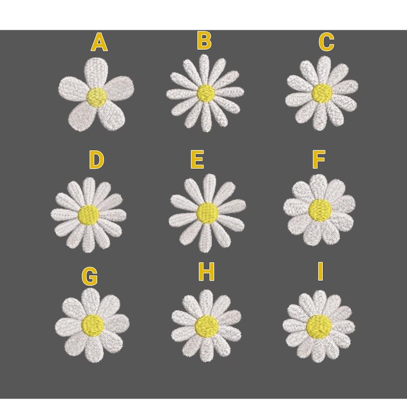 Daisy Embroidery Pattern - Etsy