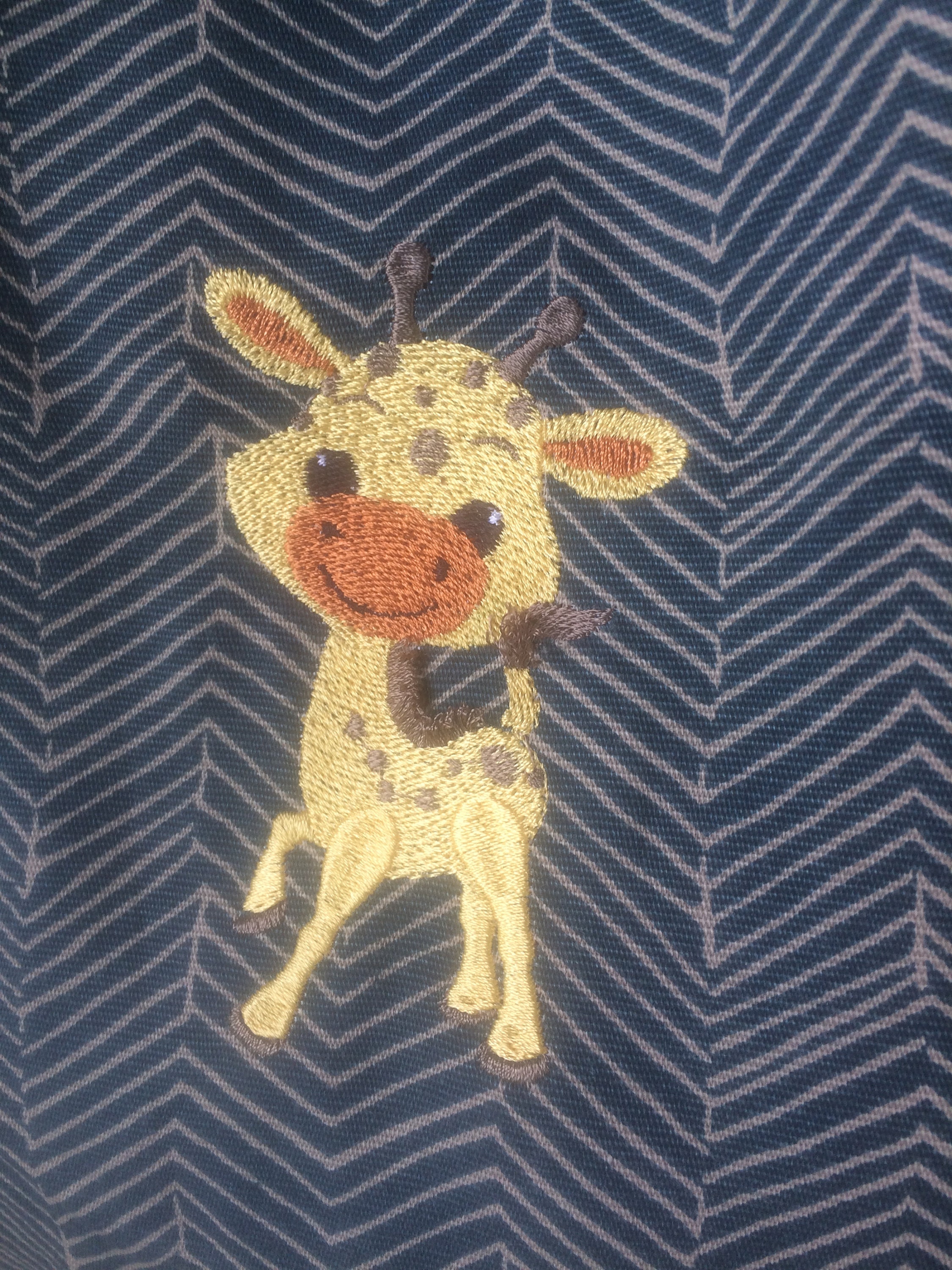 Giraffe Embroidery Embroidery Pattern Giraffe File Animal Embroidery ...