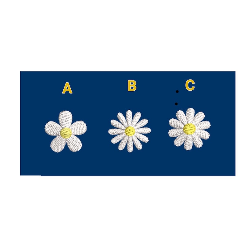 Daisy Embroidery Design File Instant Download for Machine Daisy Flower ...