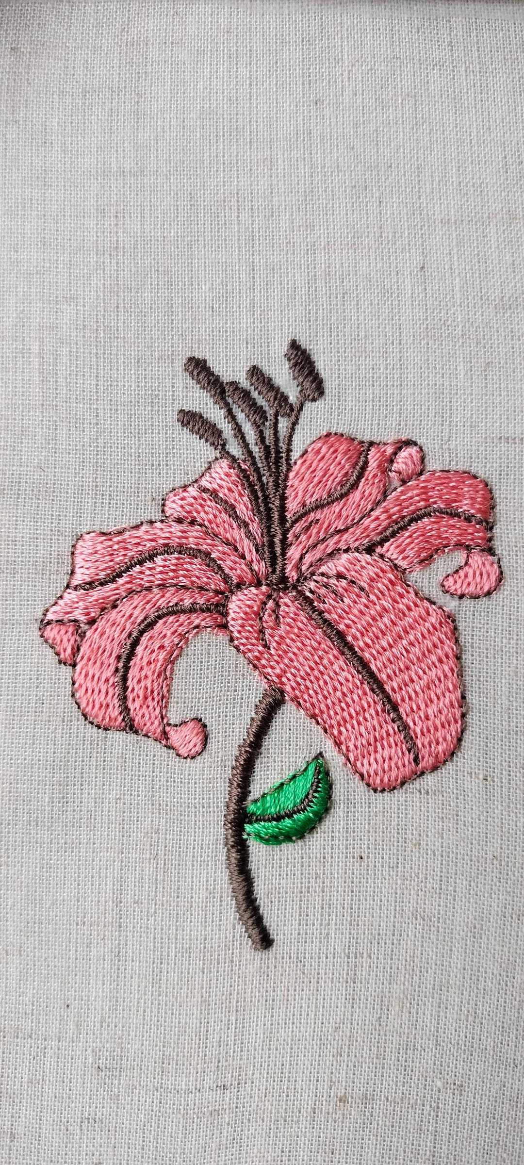 Lily Embroidery Design Digital Download Elegant Floral Machine ...