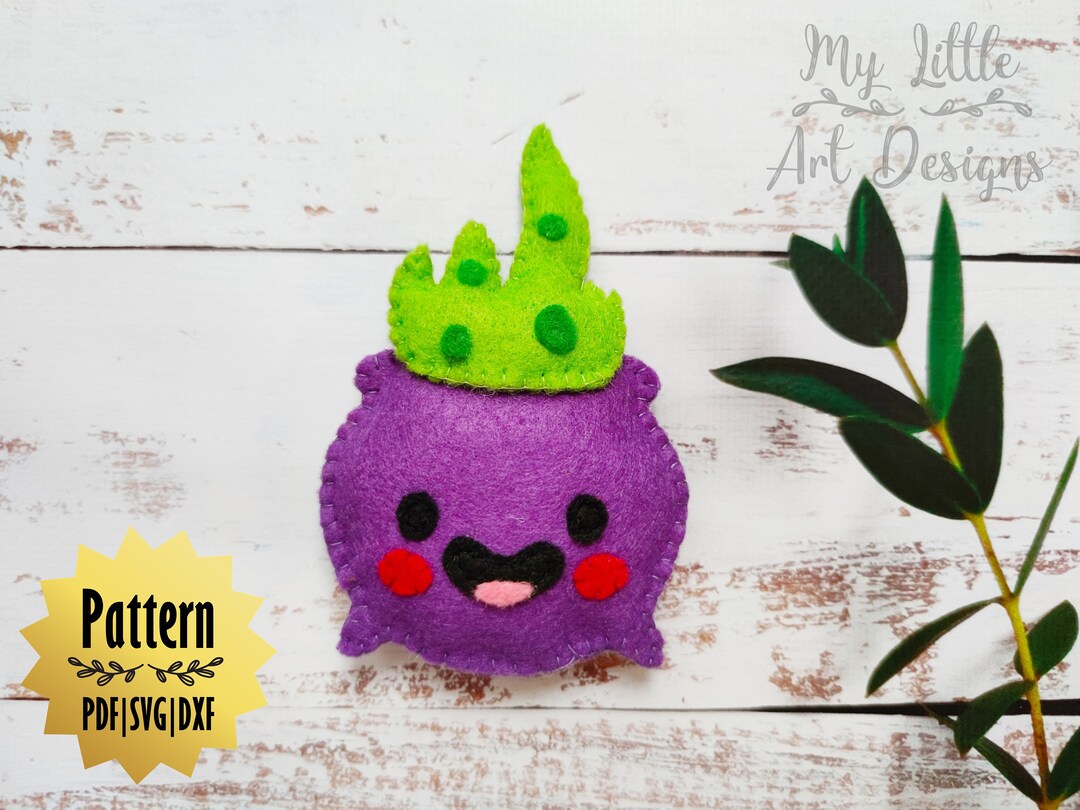Halloween Cauldron Felt Pattern, Cauldron Machine Cut, Felt Cauldron ...