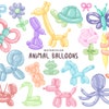 Battle Axe Balloon Animal 10 Image BUNDLE Balloon Menu Clipart Balloon ...