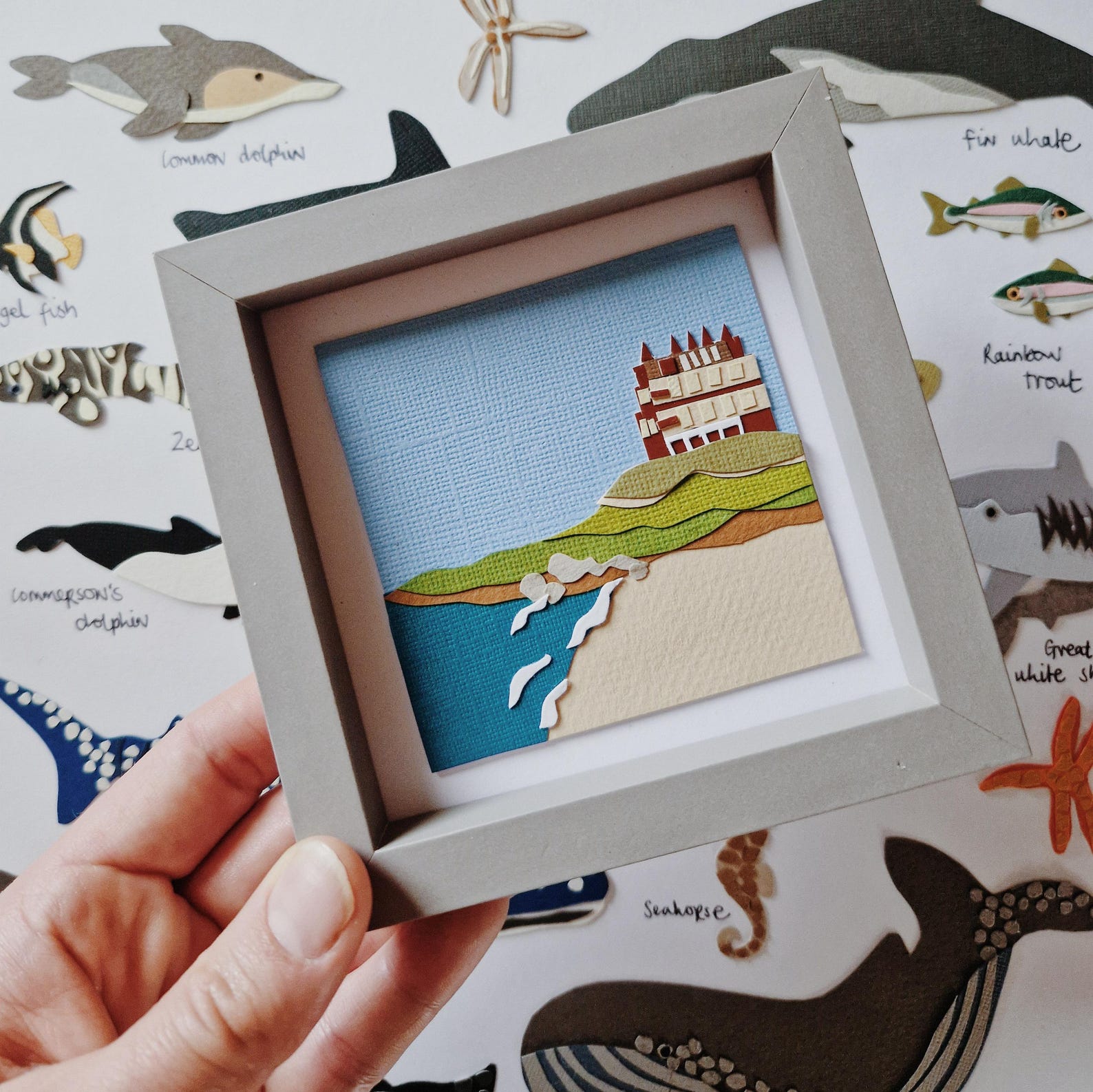 Miniature Cornish Landscapes - Landmarks - Coastal - Country - Original ...
