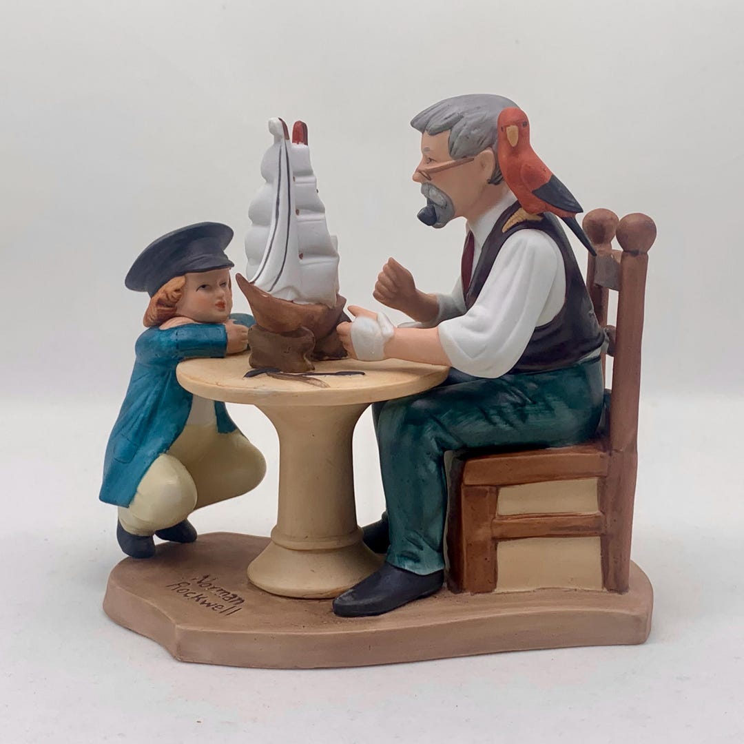 Norman Rockwell Limited Edition Sea Captain Figurine - Etsy