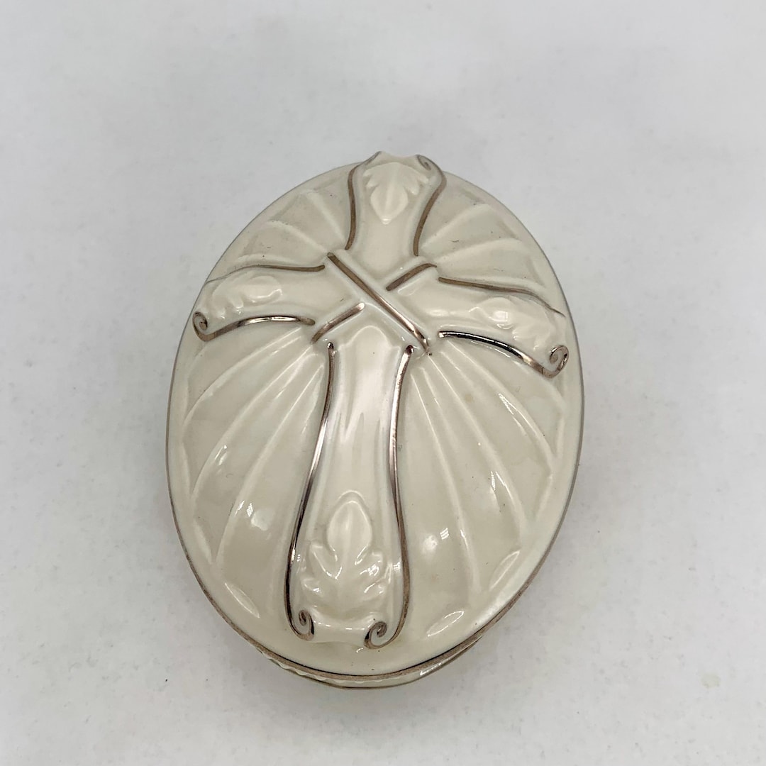 Lenox Cross Jewelry or Trinket Box - Etsy