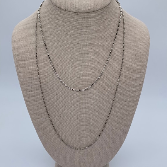 Pandora Sterling Silver Chain Necklace - Sold Individ… - Gem