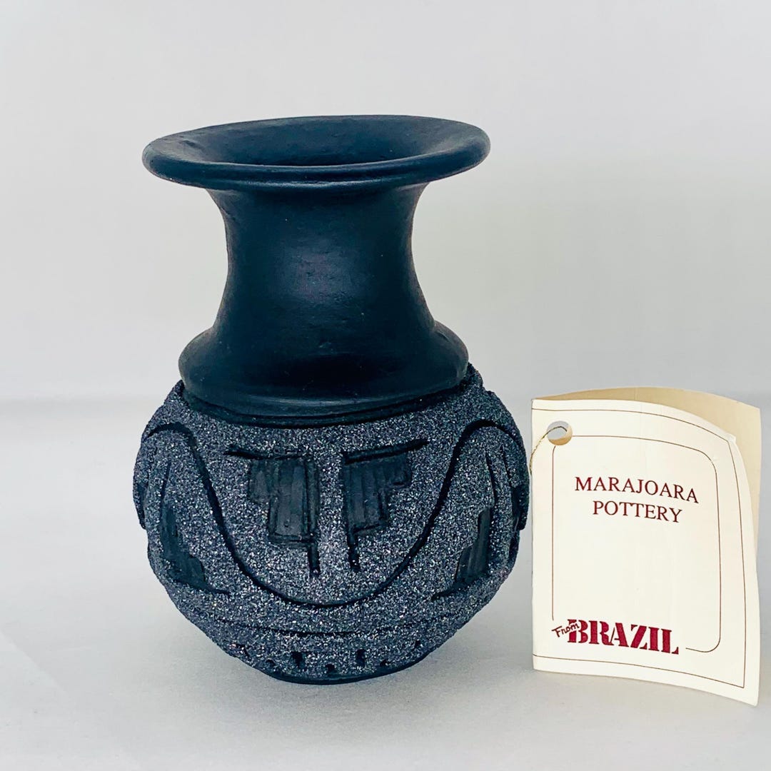 Marajoara Pottery Vase From Brazil - Etsy