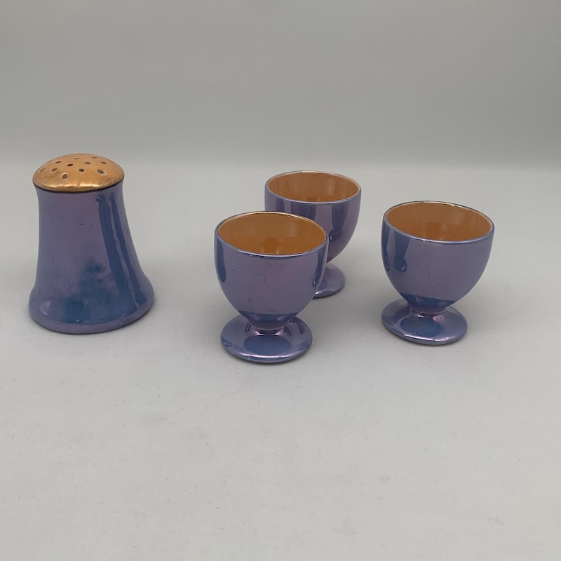 Vintage Lusterware Blue - Etsy