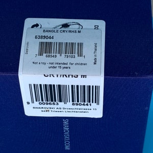 Swarovski White Rhodium Plated Ginger Bangle - Etsy