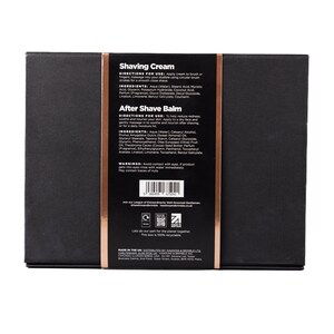 Shaving Gift Set Box (shaving Cream + Aftershave Balm) - Etsy