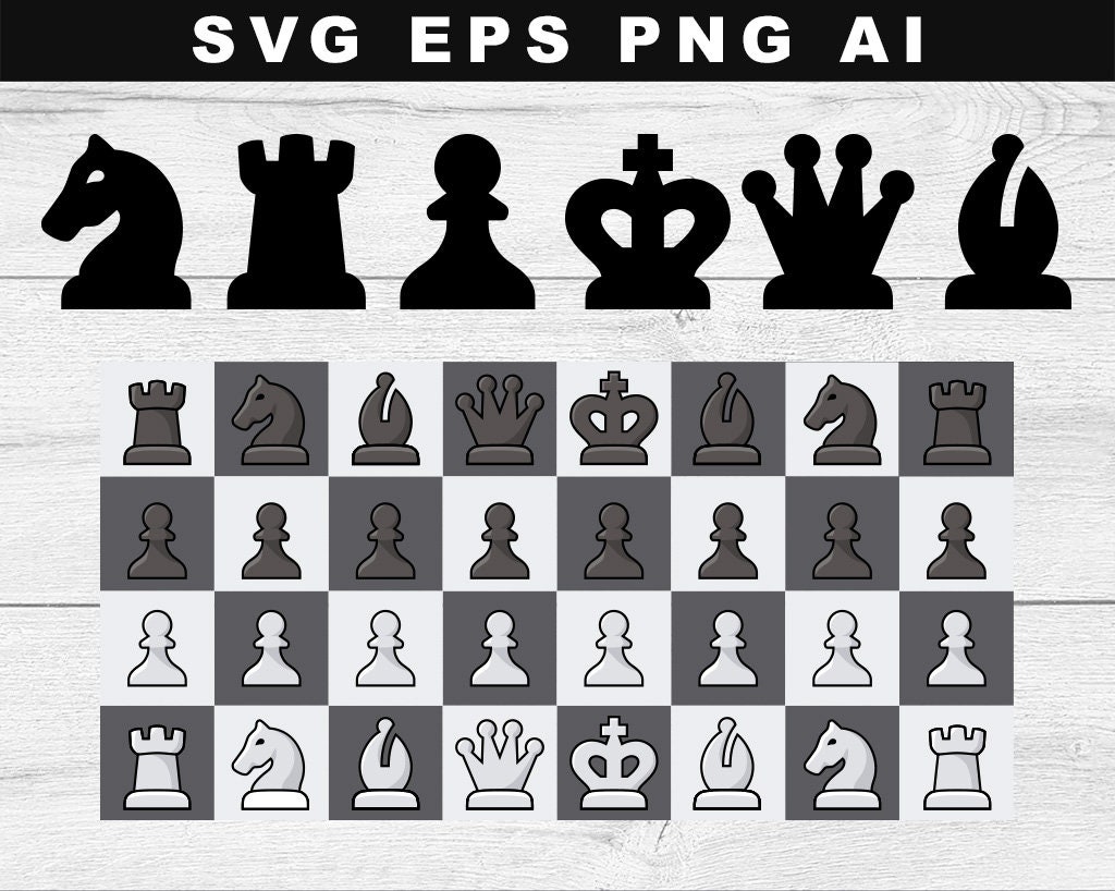 Chess Pieces Svg