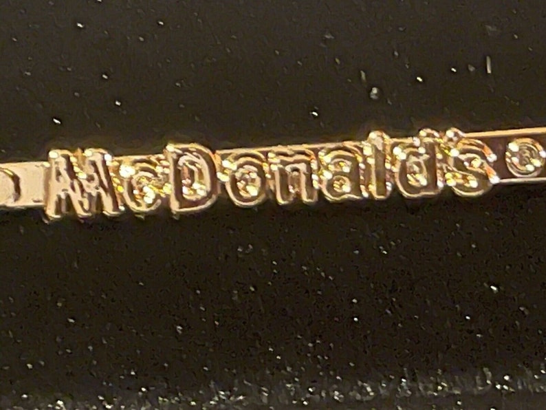 Vintage Mcdonalds Coffee Mcspoon in 24 KARAT GOLD, Banned Spoon - Etsy