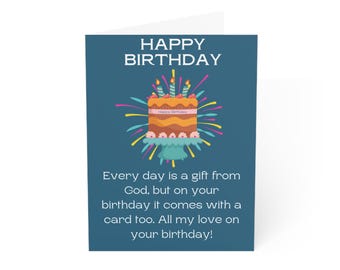 Physical Birthday Greeting Card - ROARR! Happy Birthday - Etsy