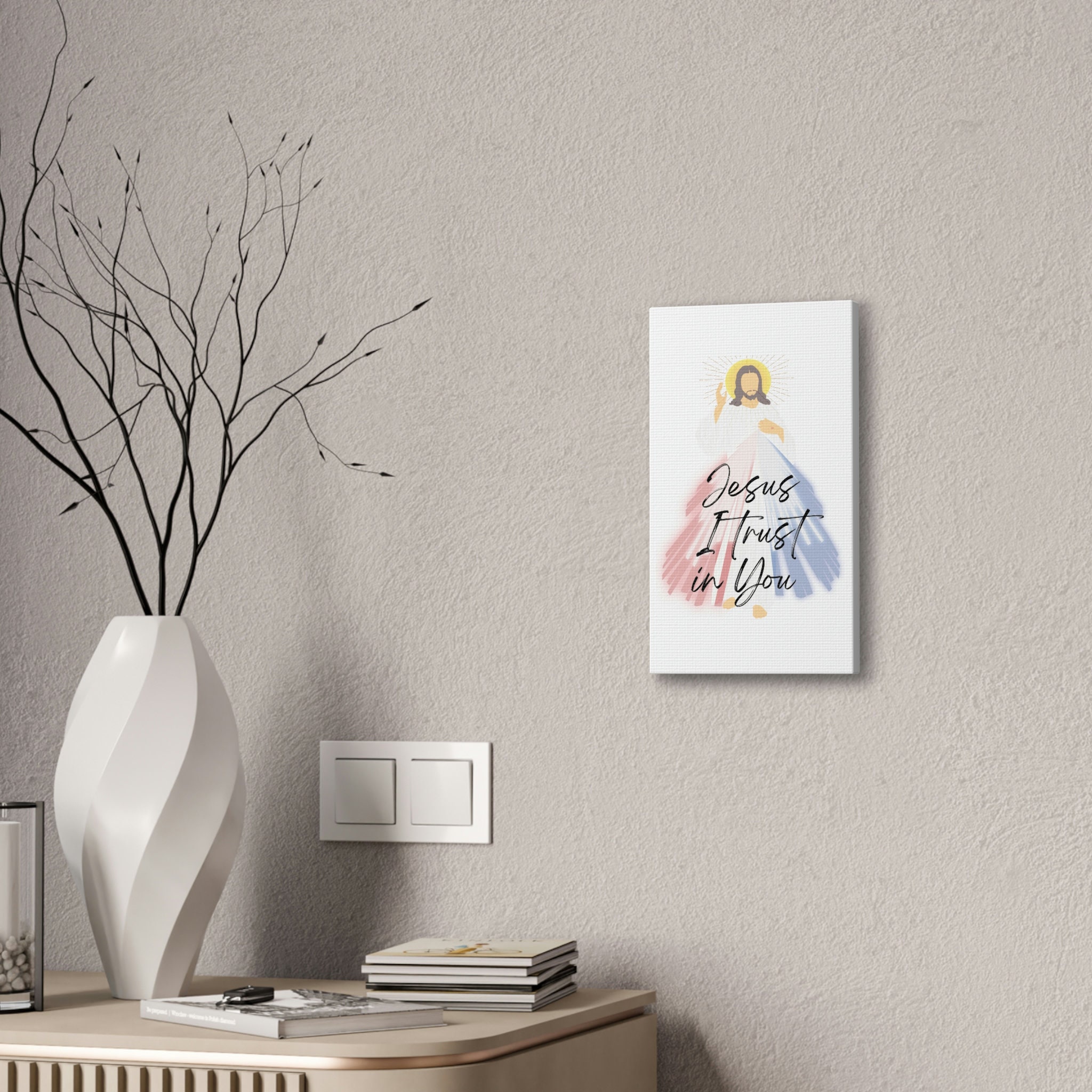 Jesus I Trust in You, Religious Decorative Signage, Religious Gift for ...