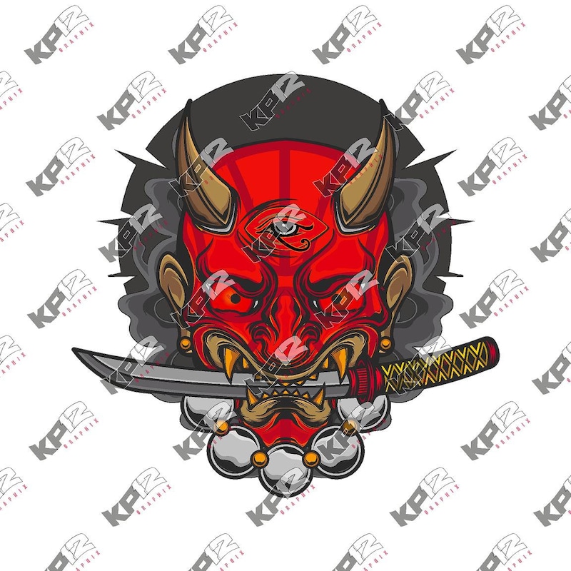 Oni Svg - Etsy