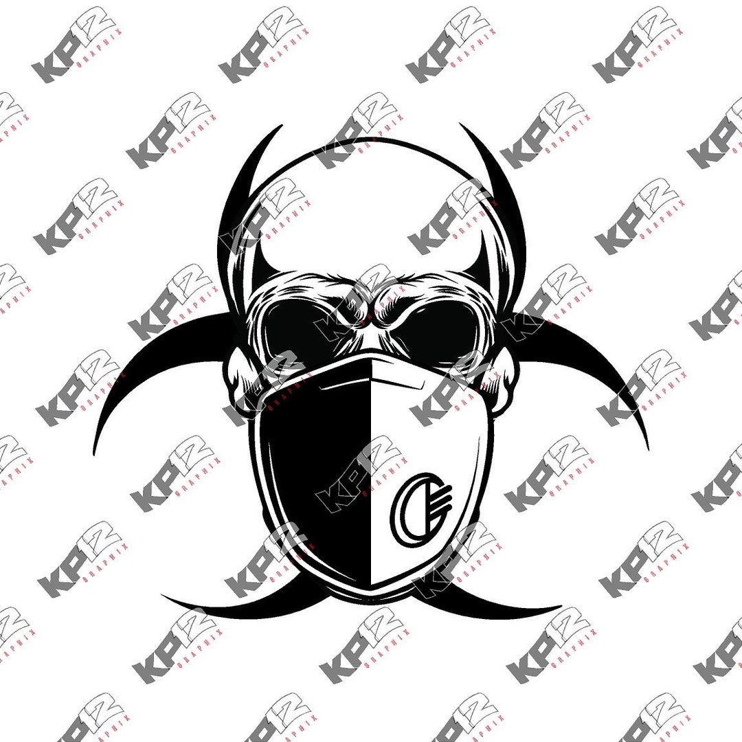 Biohazard | Skull | Mask | | Digital Download | .png .jpeg .svg ...