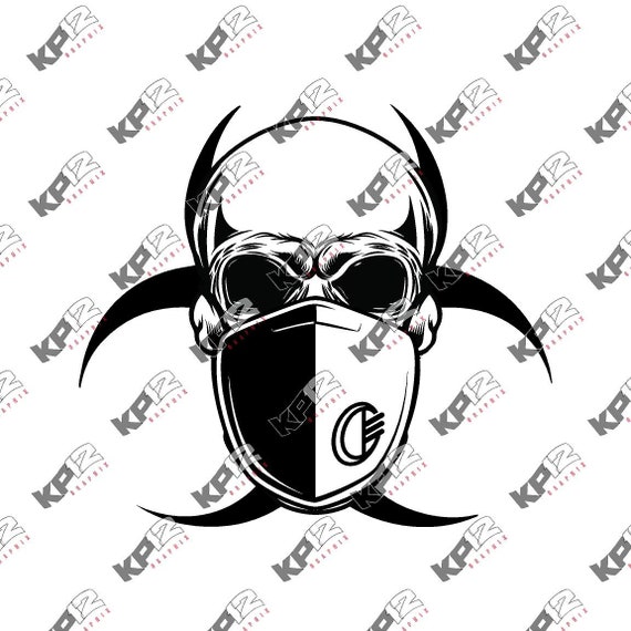 Biohazard Skull Mask Digital Download .png .jpeg - Etsy