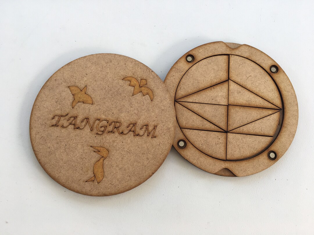 Tangram rond / Round Tangram - Etsy México