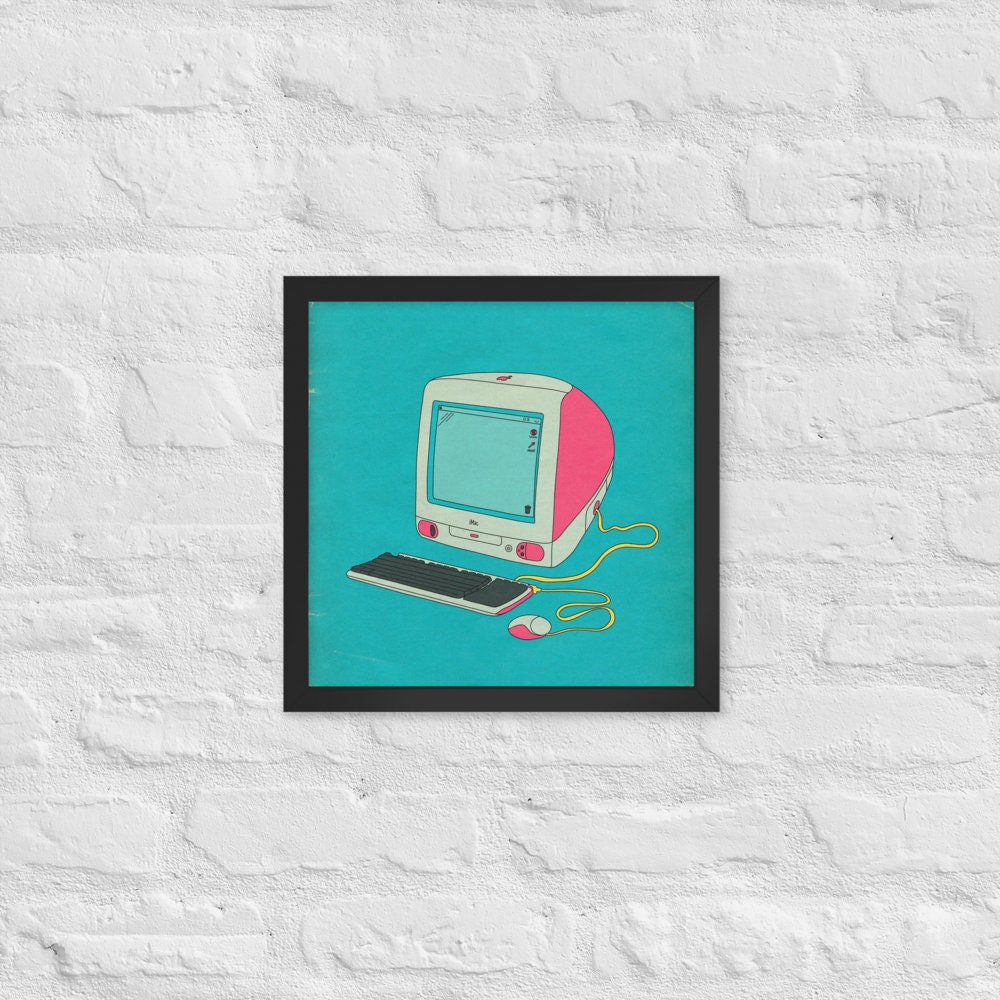 Retro Apple Imac Computer Wall Art, Digital Download Print - Etsy UK
