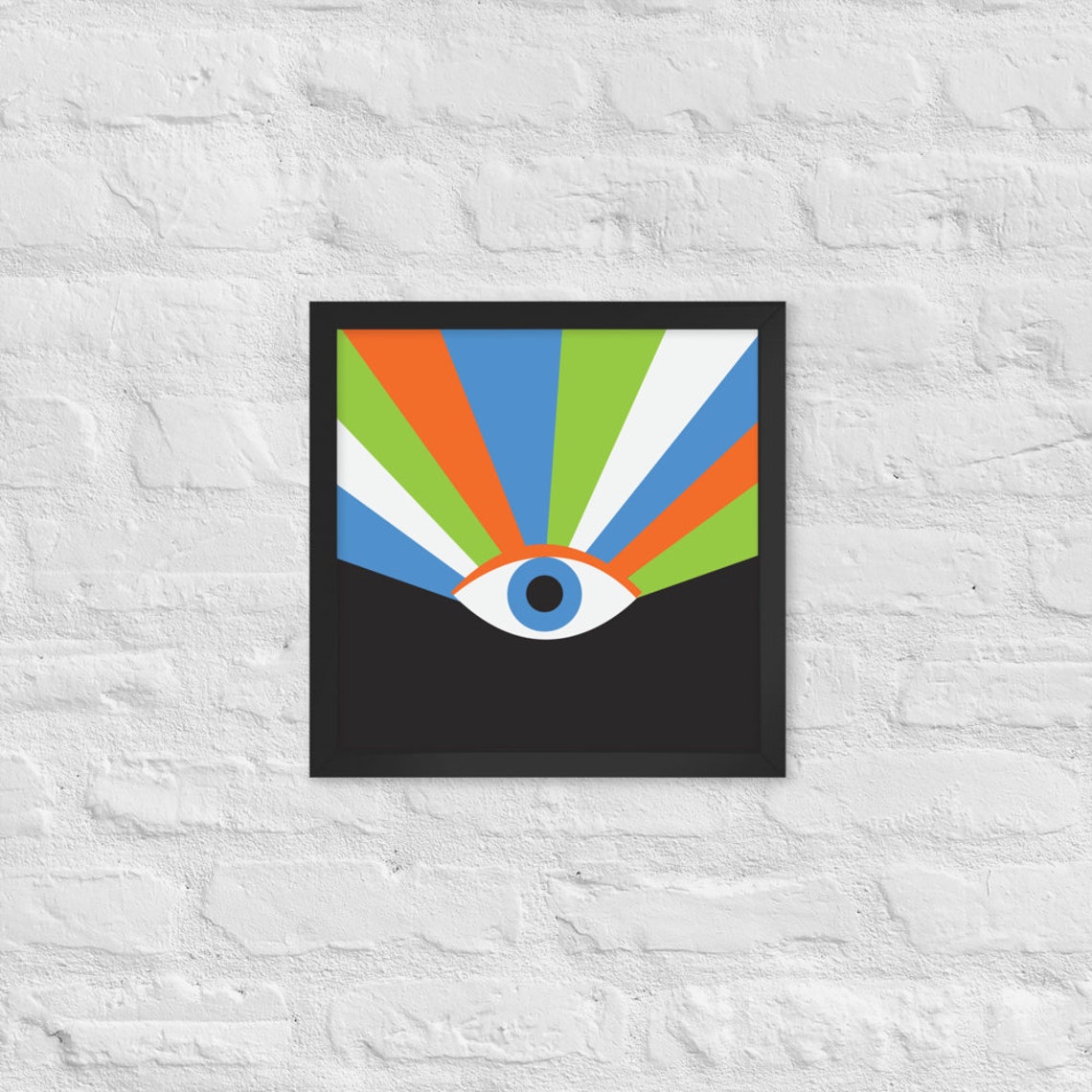 Evil Eye Psychedelic Art Print - Etsy