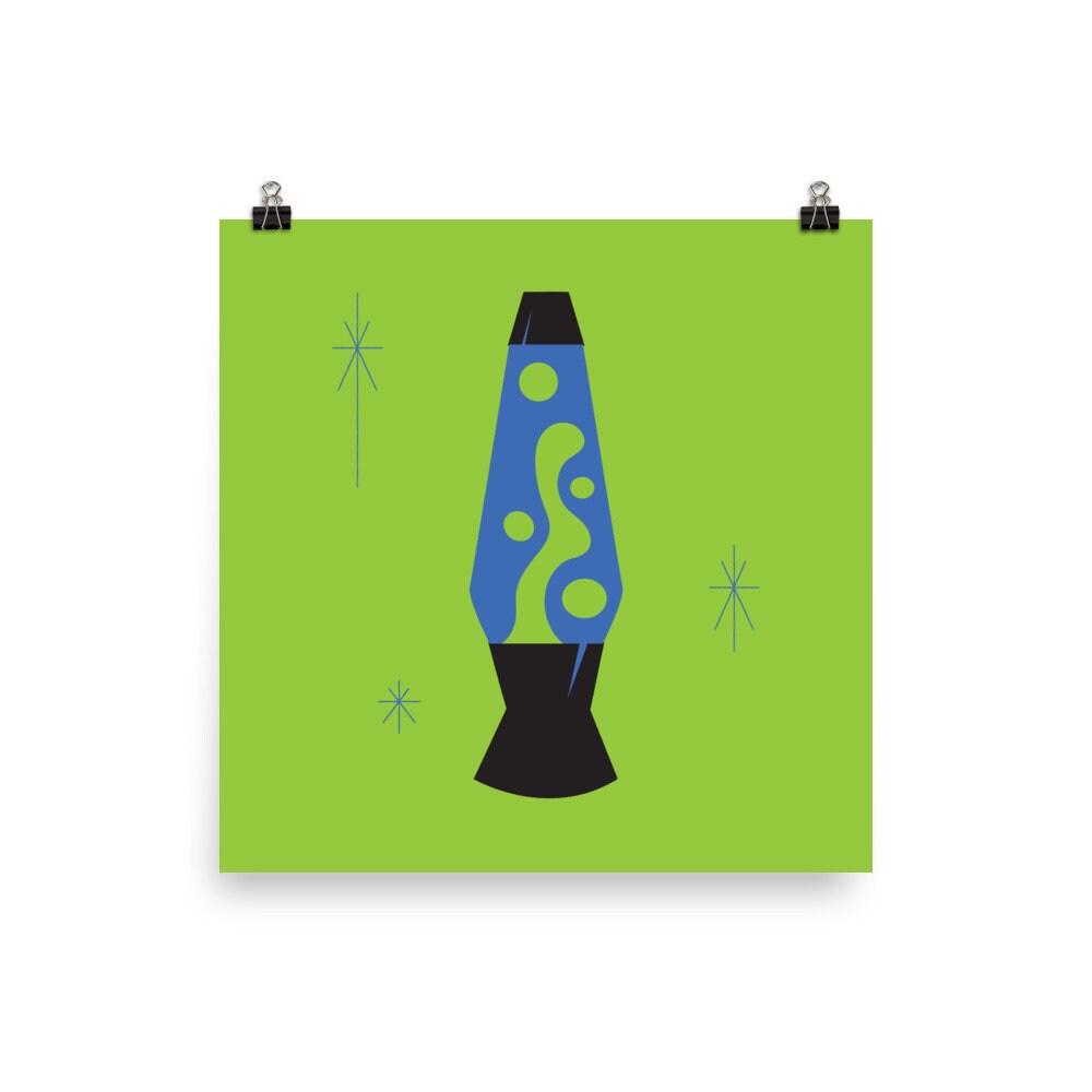 Lava Lamp Poster Psychedelic Groovy Art Print - Etsy