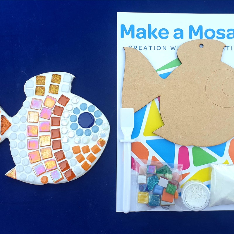Mosaic Fish - Etsy