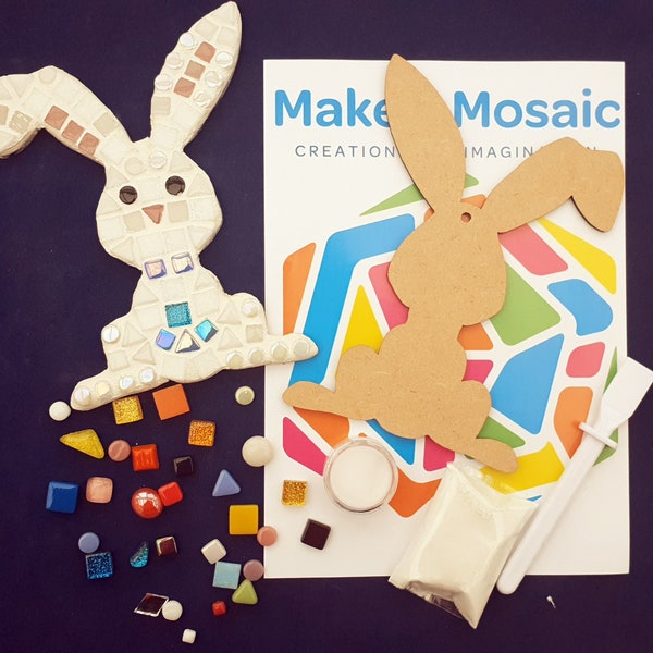 Mosaic Bunny - Etsy