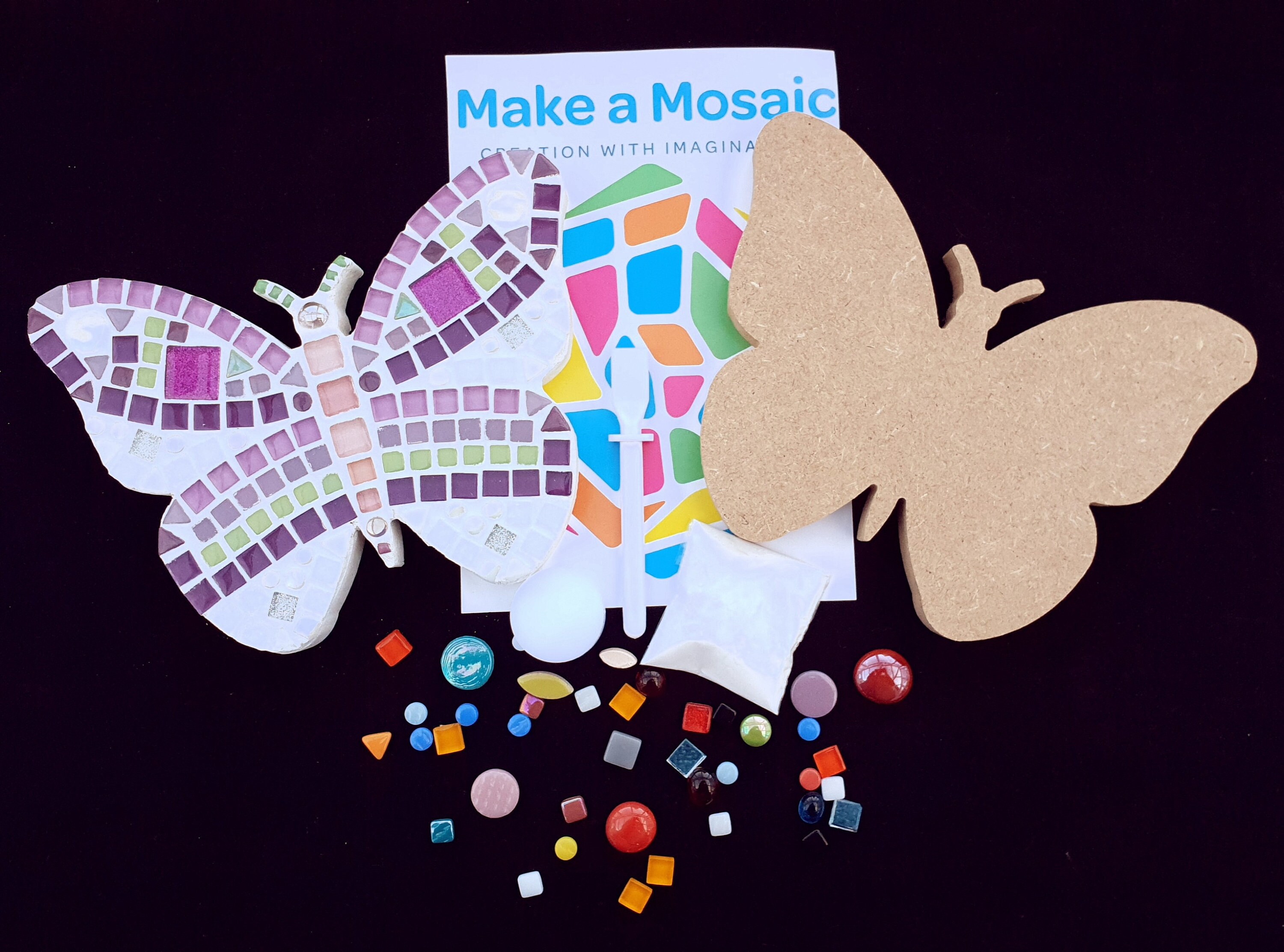 Make a Mosaic Butterfly Craft Kit - Make your own - DIY Crafts