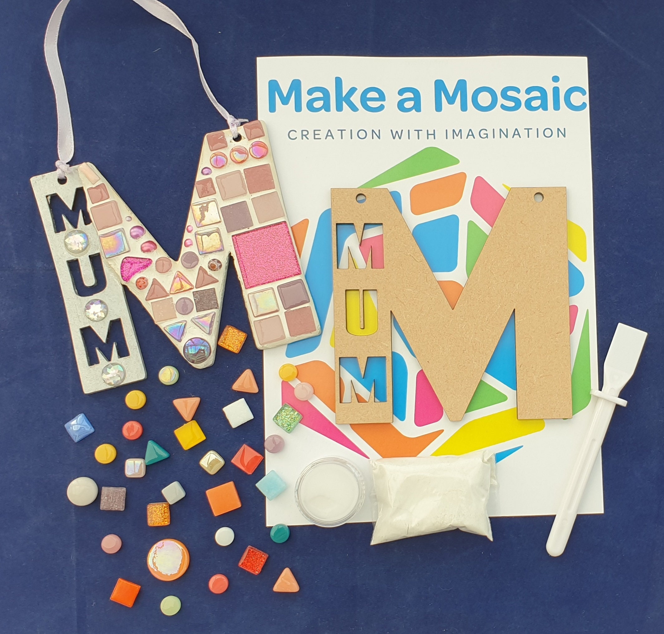 Make a Mosaic Craft Kit - Mum Hanging Mosaic - Mothers Day Craft ...