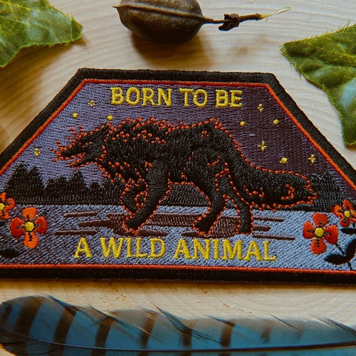Born to Be A Wild Animal Patch - Etsy