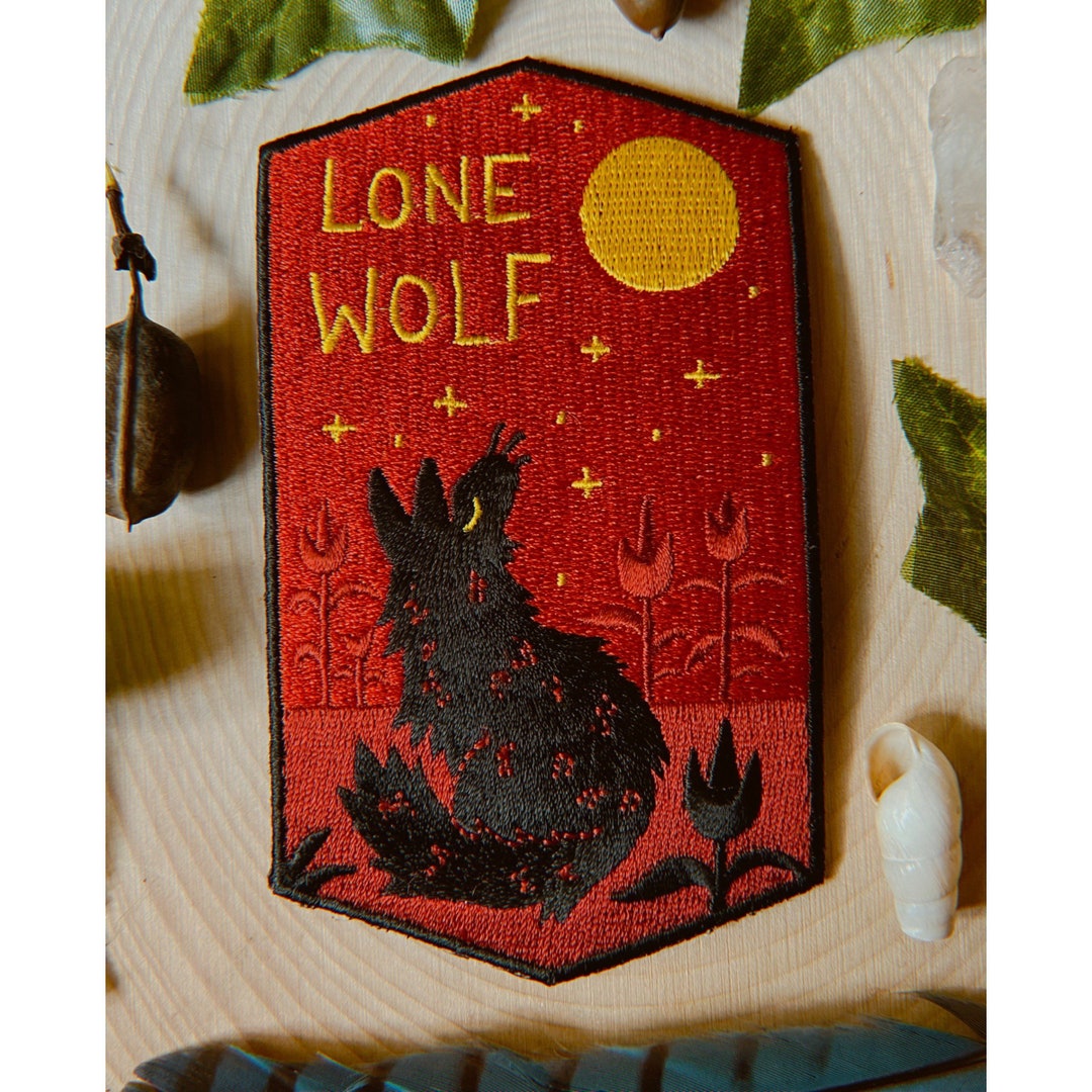 Lone Wolf Patch - Etsy