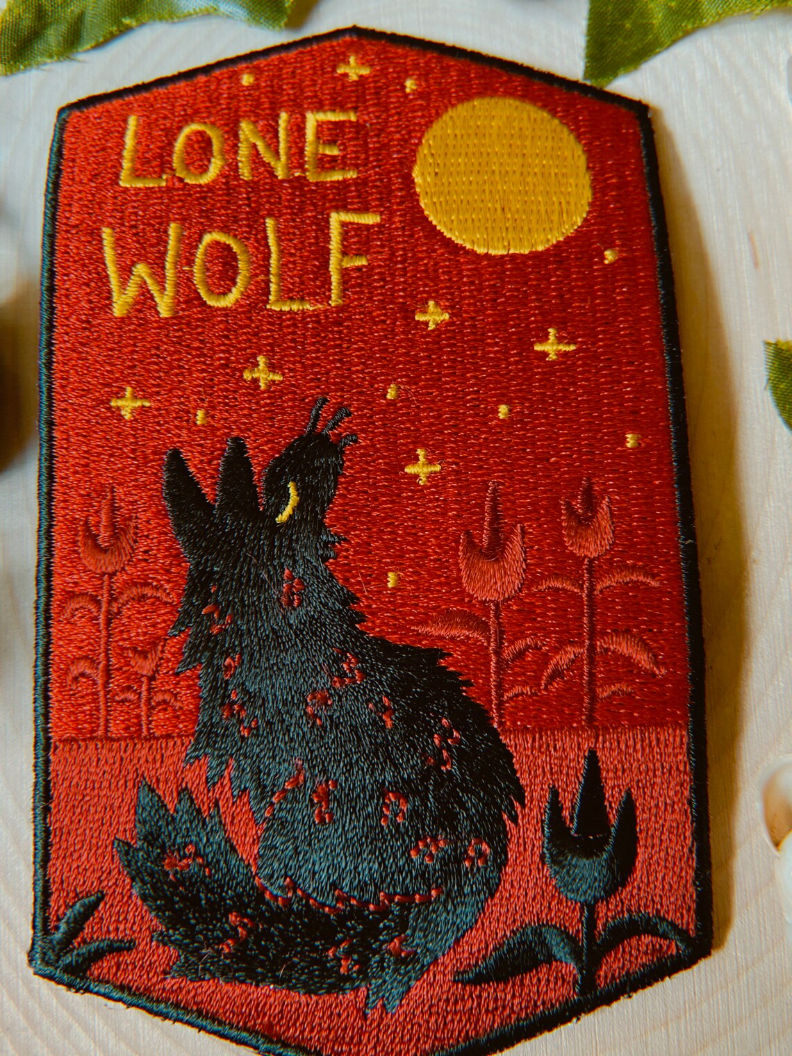 Lone Wolf Patch - Etsy
