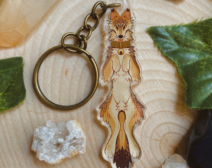 Lil Coyote Keychain - Etsy