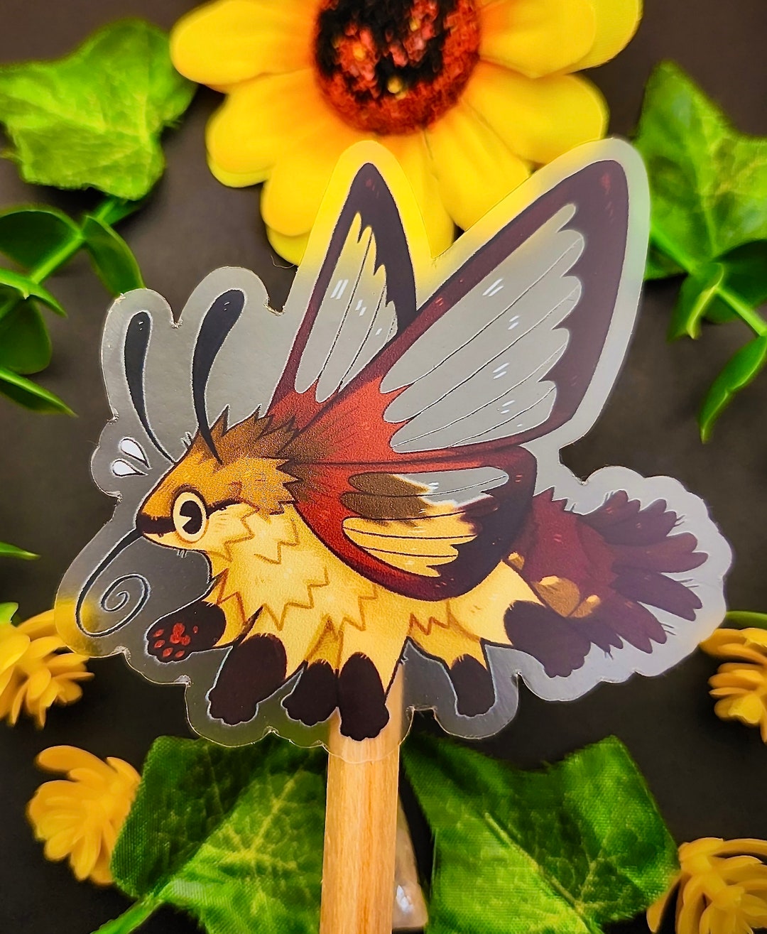 Hummingbird Clearwing Moth Transparent Sticker - Etsy
