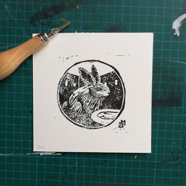 Linocut - Etsy France