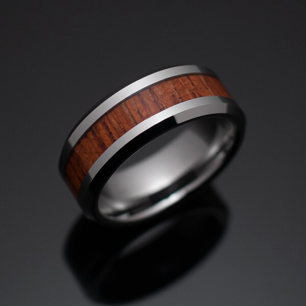 Wood Metal Ring - Etsy