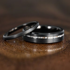 Black Wedding Bands - Etsy