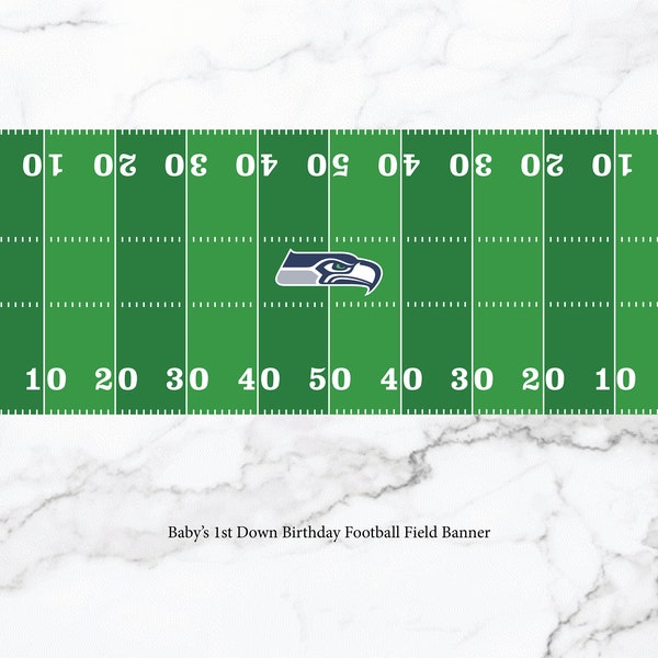 1st Birthday Backdrop Football - Etsy