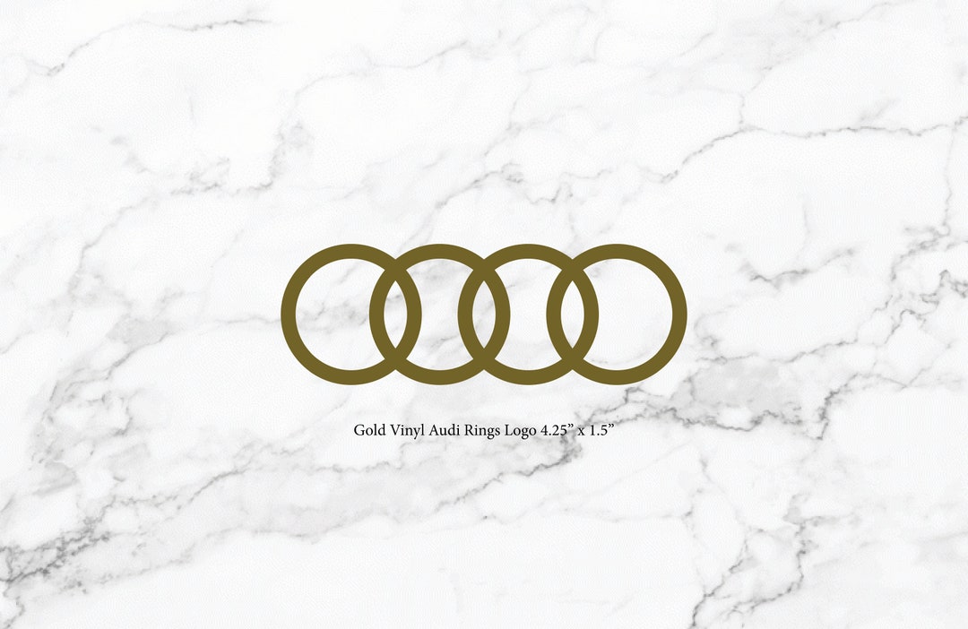 Audi Rings Logo Decal/sticker - Etsy