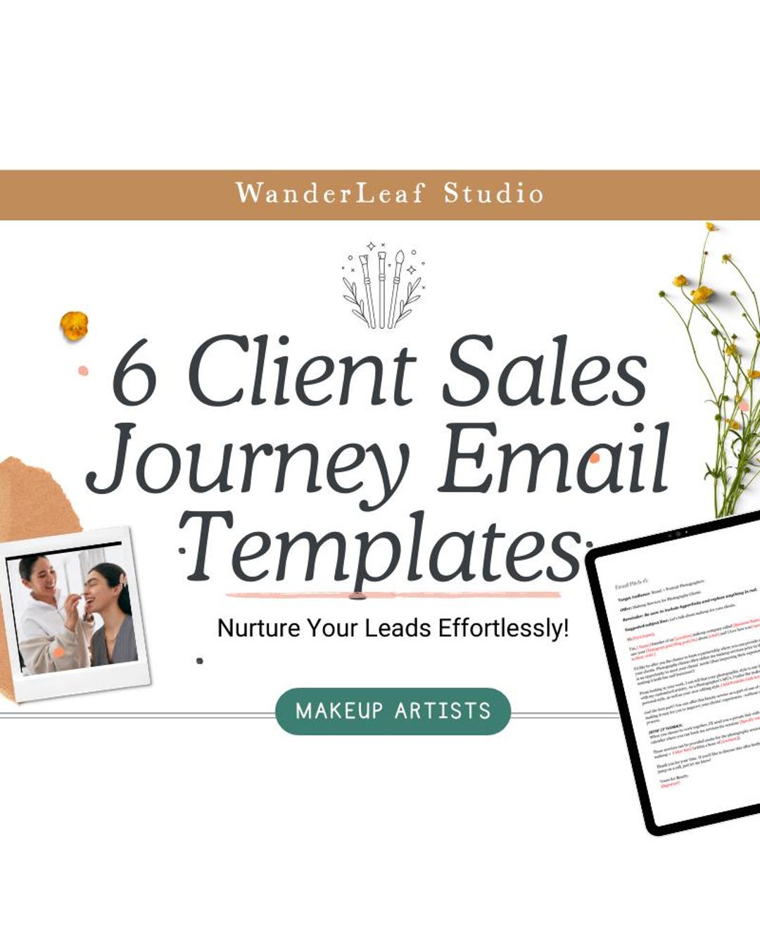 Makeup Artist Email Templates | Sales Journey | Wedding Pros | Inquiry ...