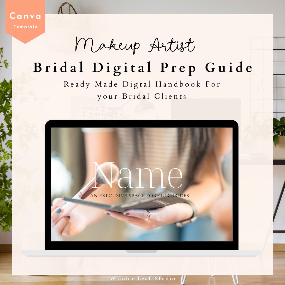 Makeup Artist Bridal Trial & Wedding Prep Guide Digital Website ...