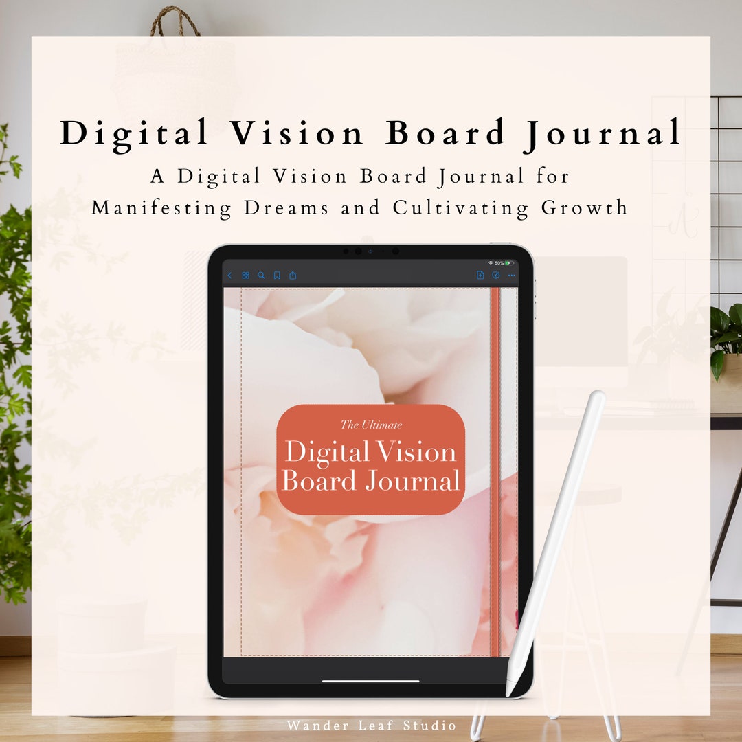 The Ultimate Digital Vision Board Journal - Goodnotes, Noteshelf, iPad ...