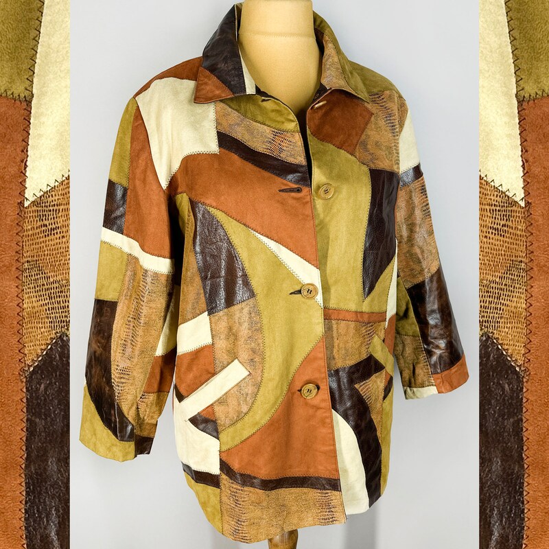 Patchwork Jacket - Etsy