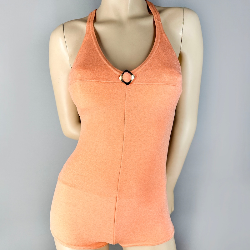 Peach Swimsuit - Etsy