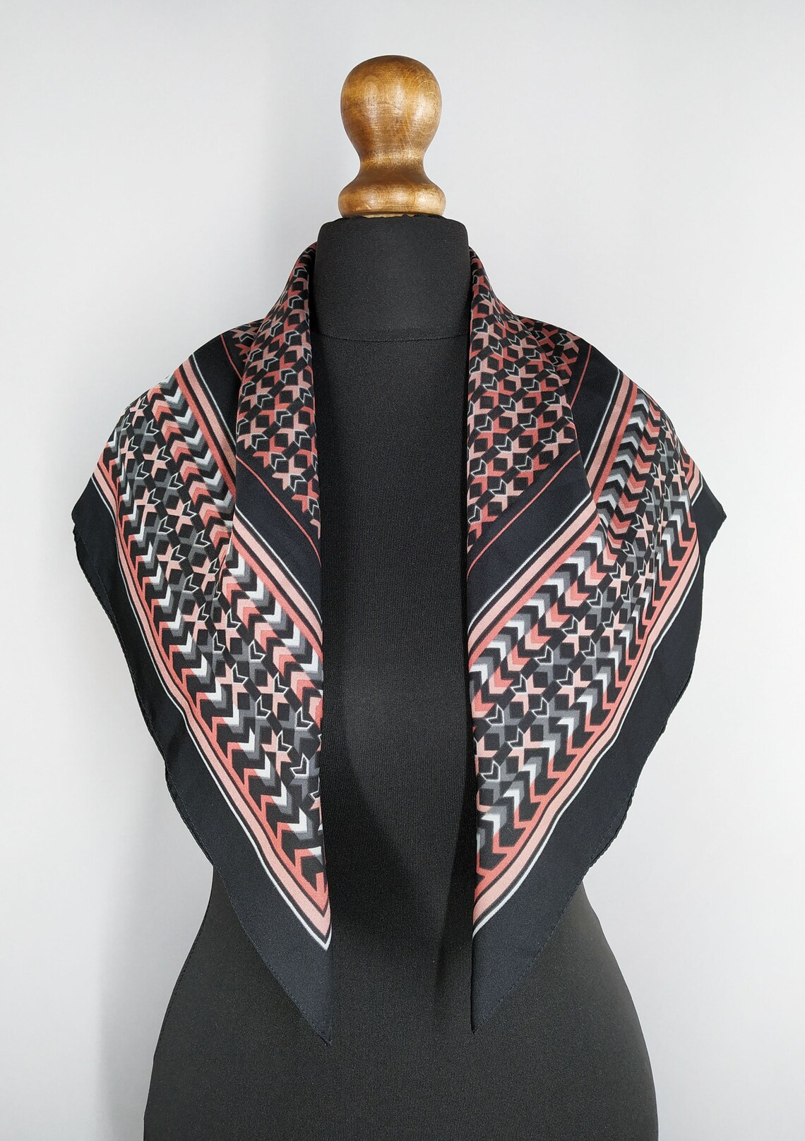 Chic Square Vintage Scarf - Etsy