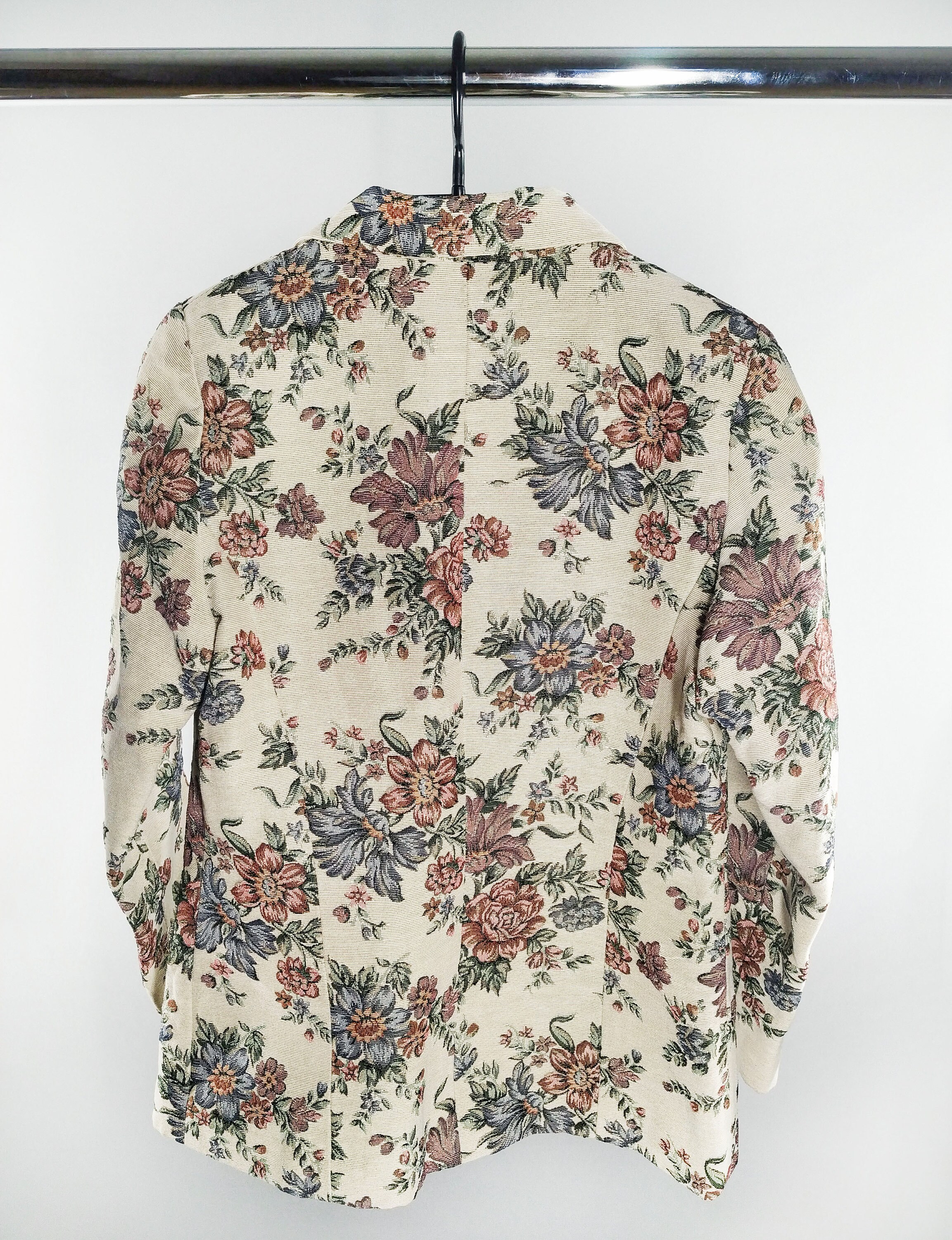 Vintage Tapestry Blazer in Floral Print - Etsy