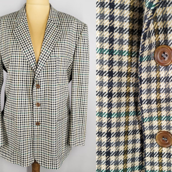 Checkered Blazer - Etsy