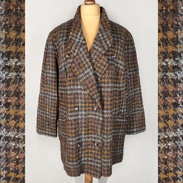 Wool Tweed Coat - Etsy