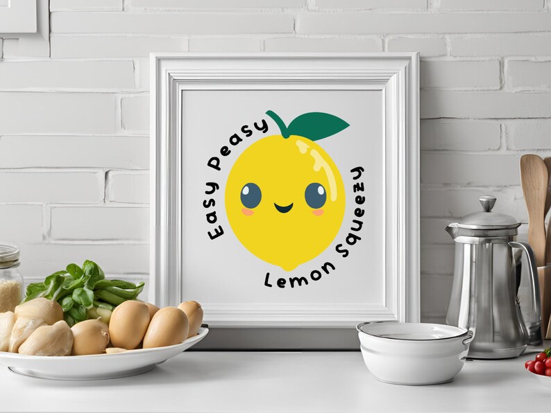 Lemon Svg, Cute Lemon Svg, Kawaii Lemon Svg, Easy Peasy Lemon Squeezy ...