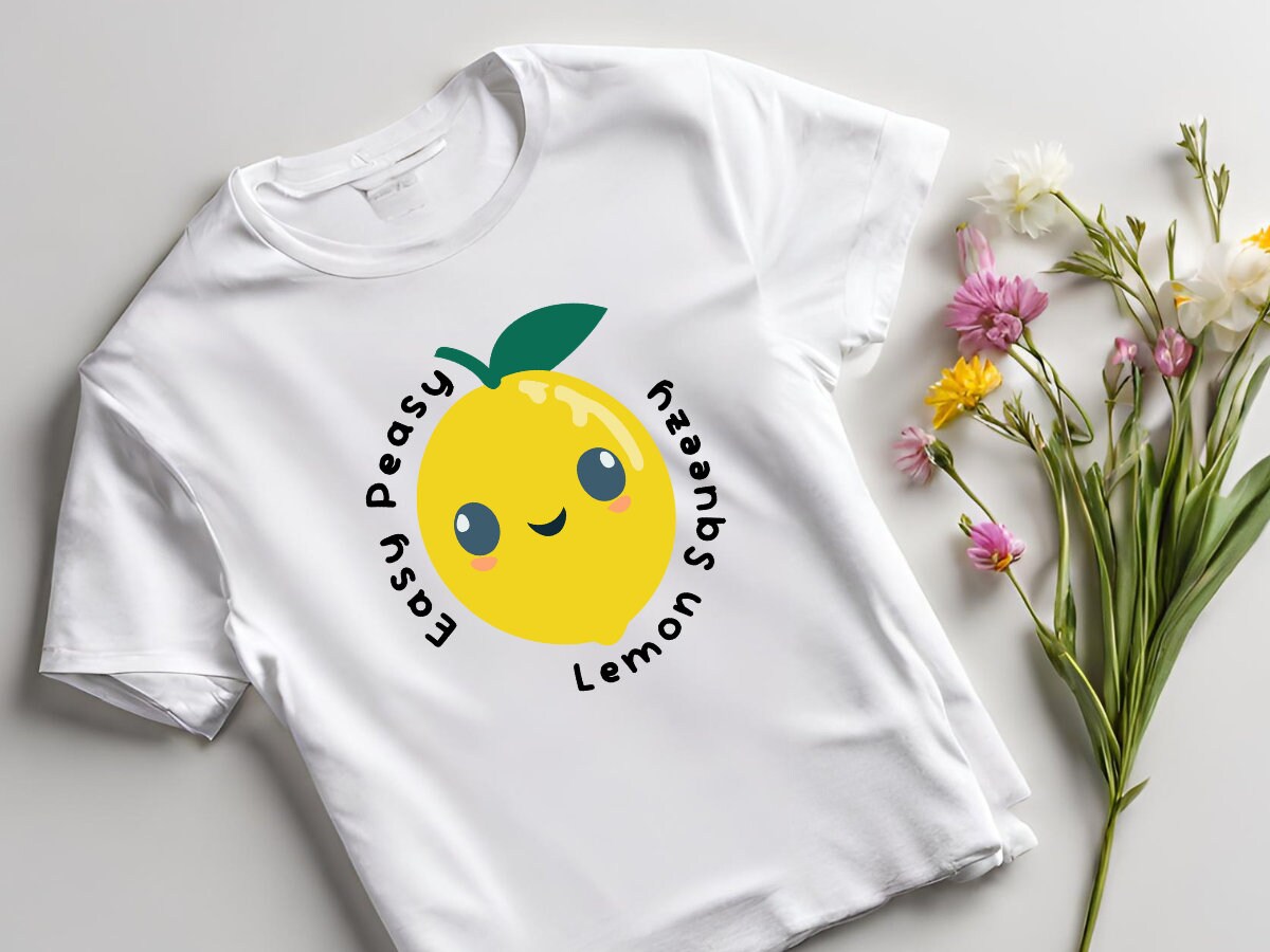 Lemon Svg, Cute Lemon Svg, Kawaii Lemon Svg, Easy Peasy Lemon Squeezy ...